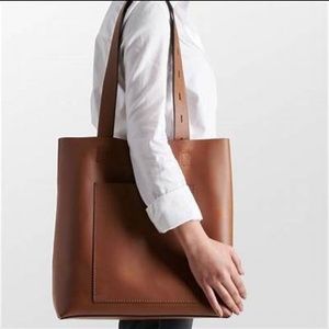 Bags | Naturalizer Brooklyn Tote Bag In Saddle Tan | Poshmark
